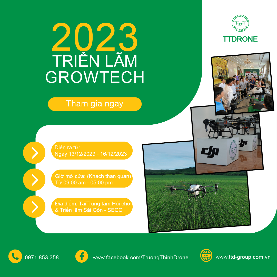 GROWTECH VIETNAM 2023 - Triển lãm Quốc tế Sản phẩm, Thiết bị & Công nghệ Nông nghiệp Việt Nam